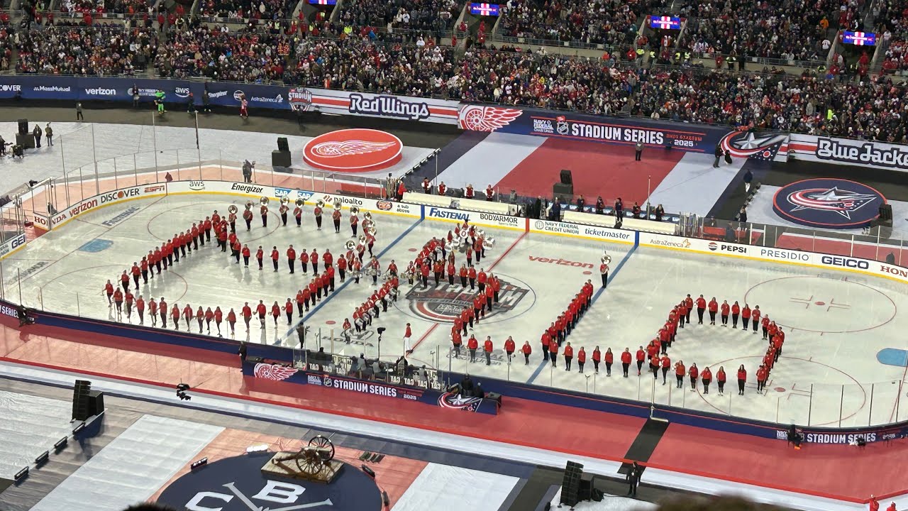 THE Stadium Series Game between Columbus Blue Jackets & Detroit Red ...