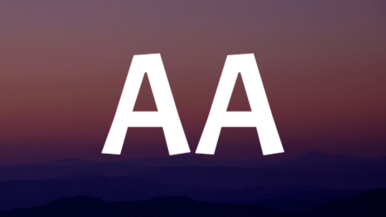 Walker Hayes - AA (Lyrics) - YouTube