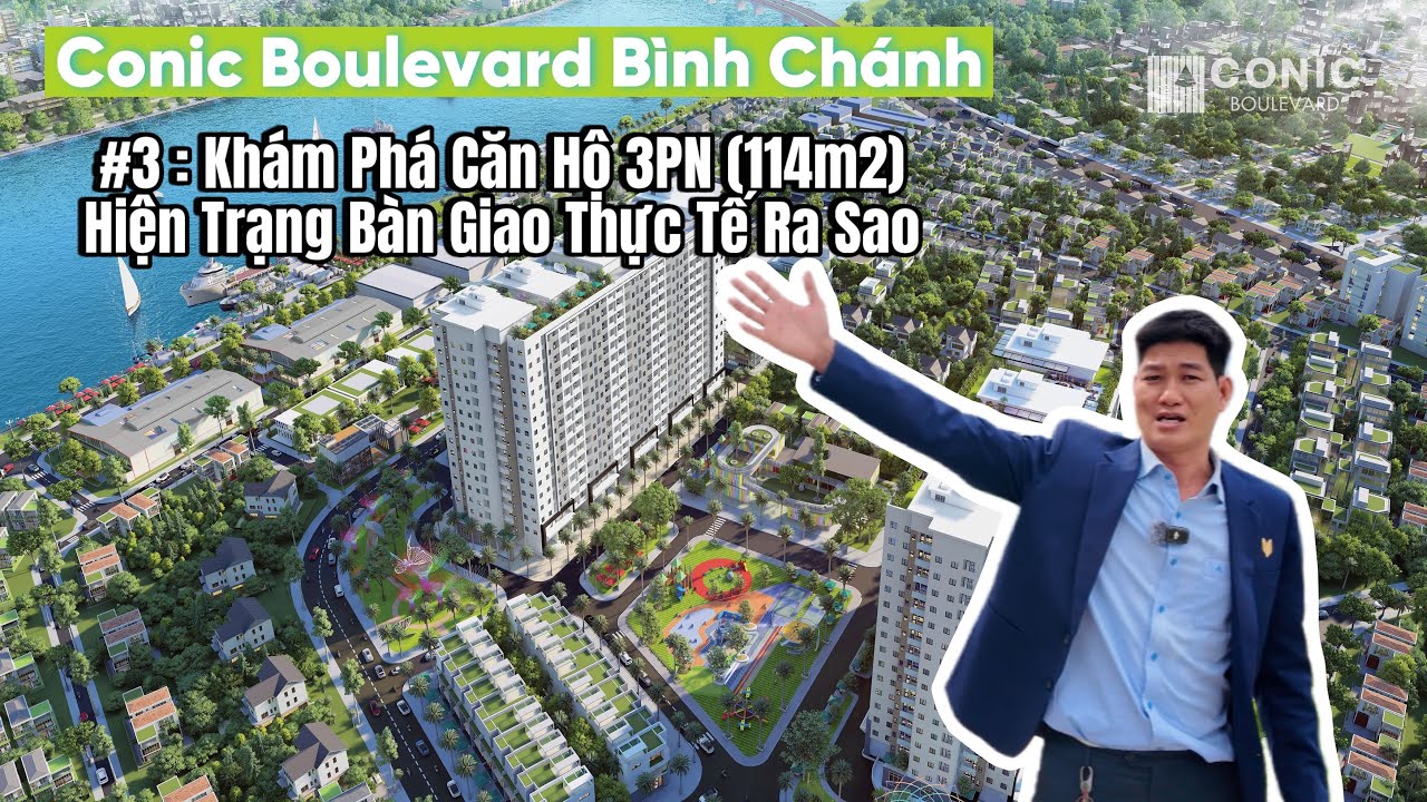 CONIC BOULEVARD BÌNH CHÁNH | Khám Phá Sạch Sẽ Căn Hộ 3PN 114m2 Hiện ...