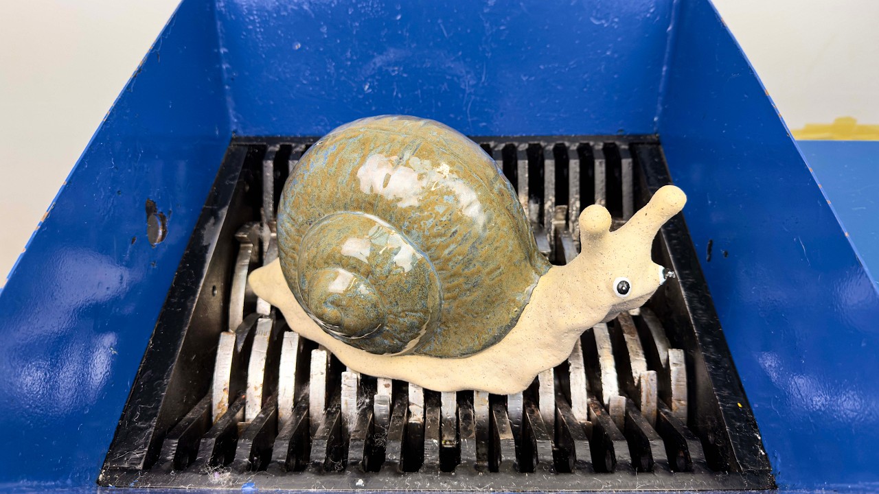 Crushing Things with Shredder! Amazing Shredding Stuff! - YouTube