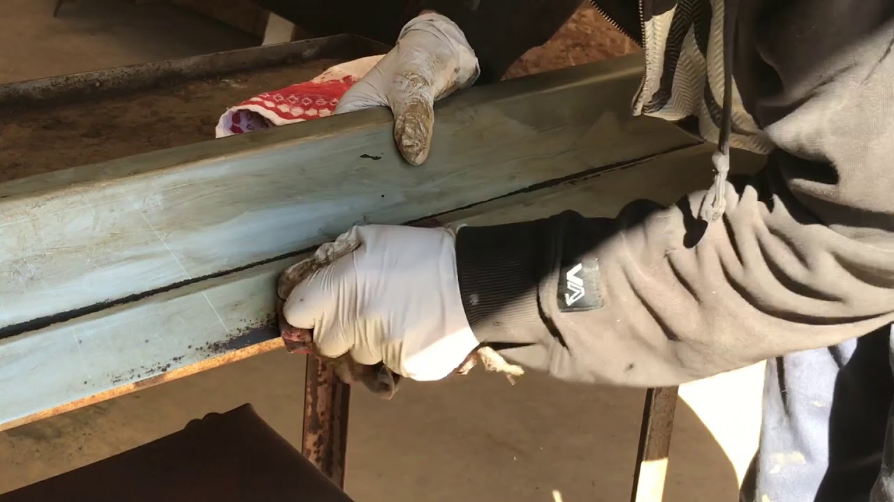 Removing Undercoating & Repainting Rocker Panels - YouTube