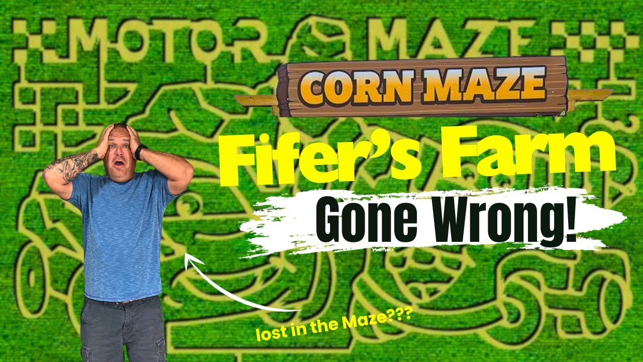 Fifer's Farm Corn Maze Gone Wrong 🌽🤣 #corn #adventure - YouTube