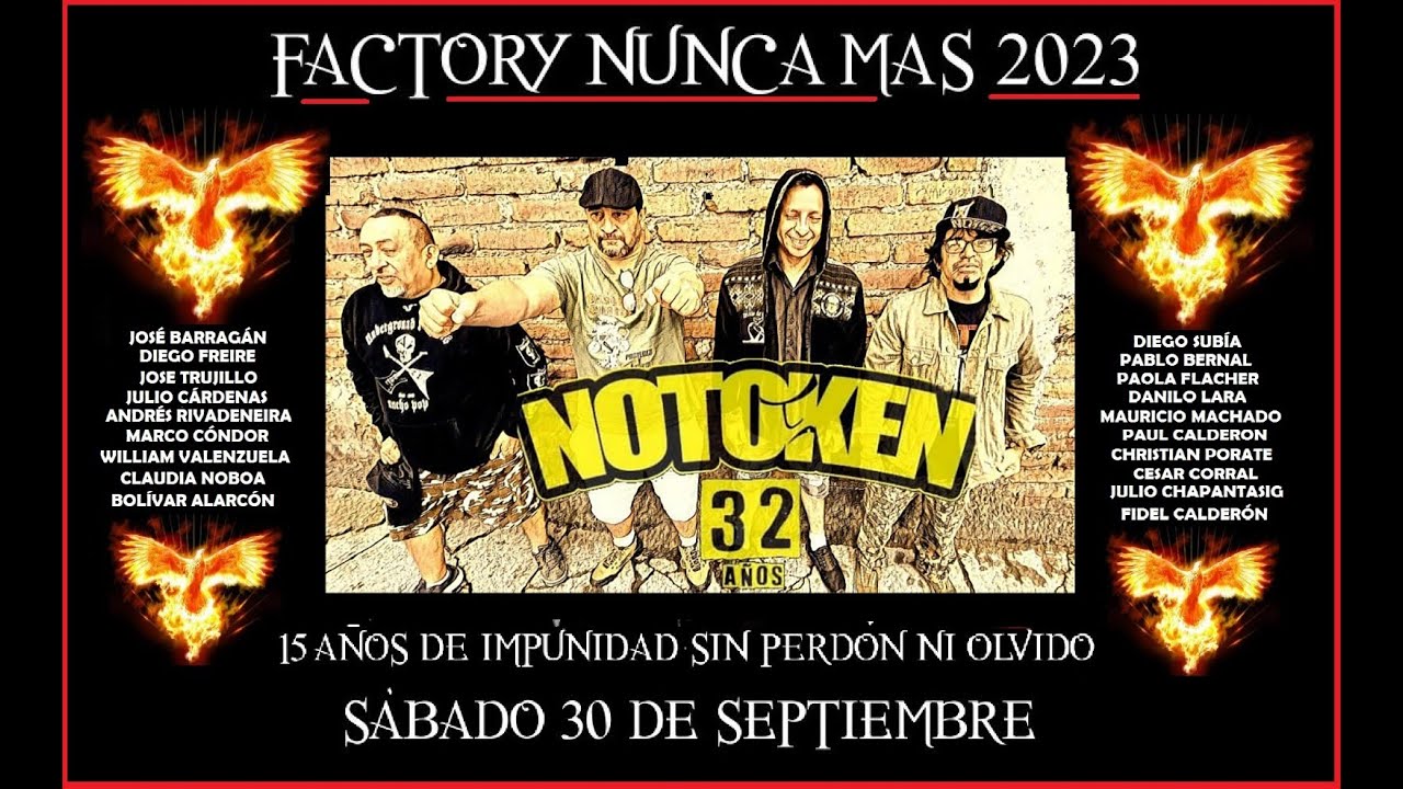 NOTOKEN - "PUNKISTEIN" (Live - Festival Factory Nunca Màs - Quito, Sept 30, 2023) - YouTube