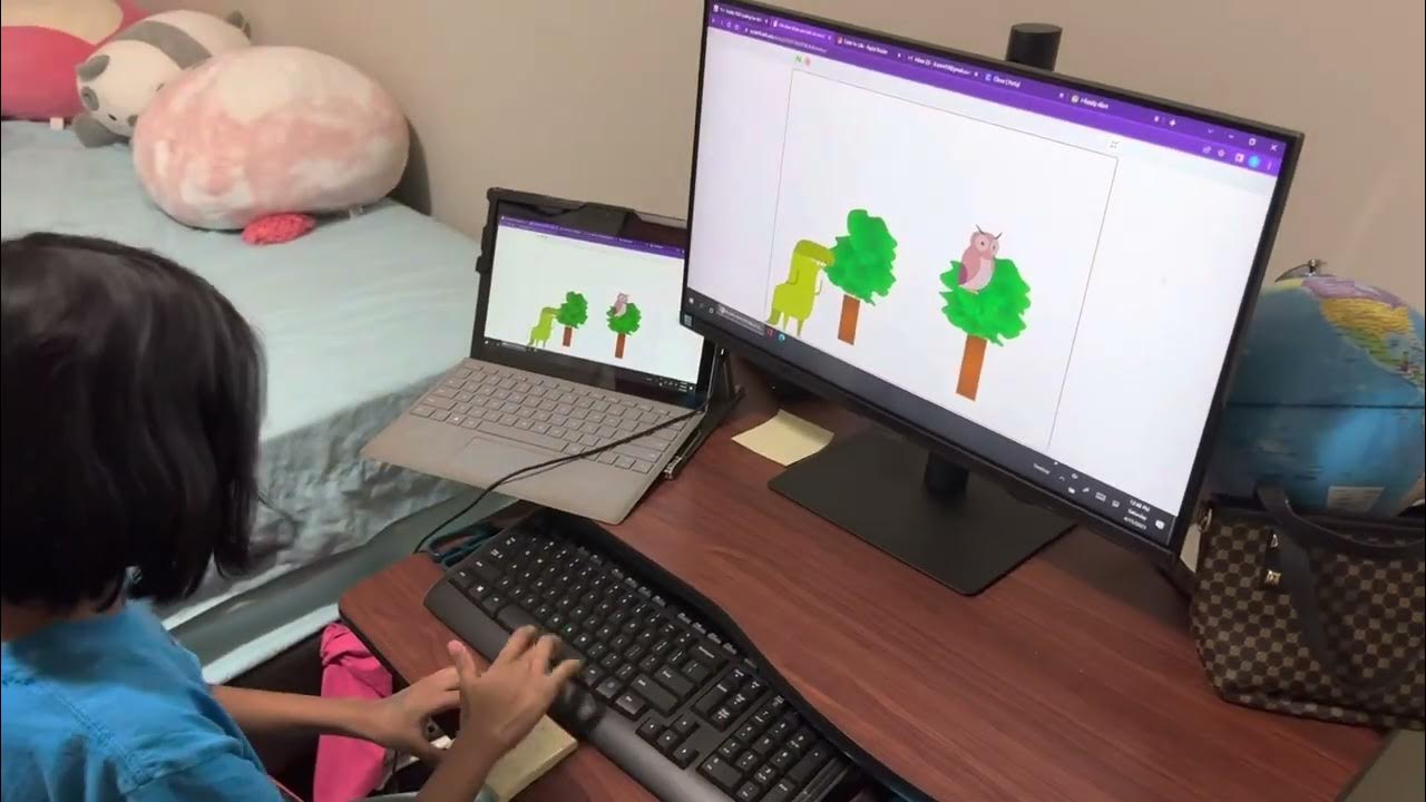 Sia animation using scratch coding app - YouTube