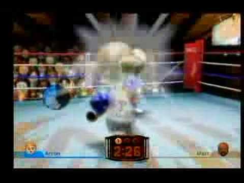 Wii Sports (Pro) Boxing (vs) Trainer :: 12 Second KO - YouTube