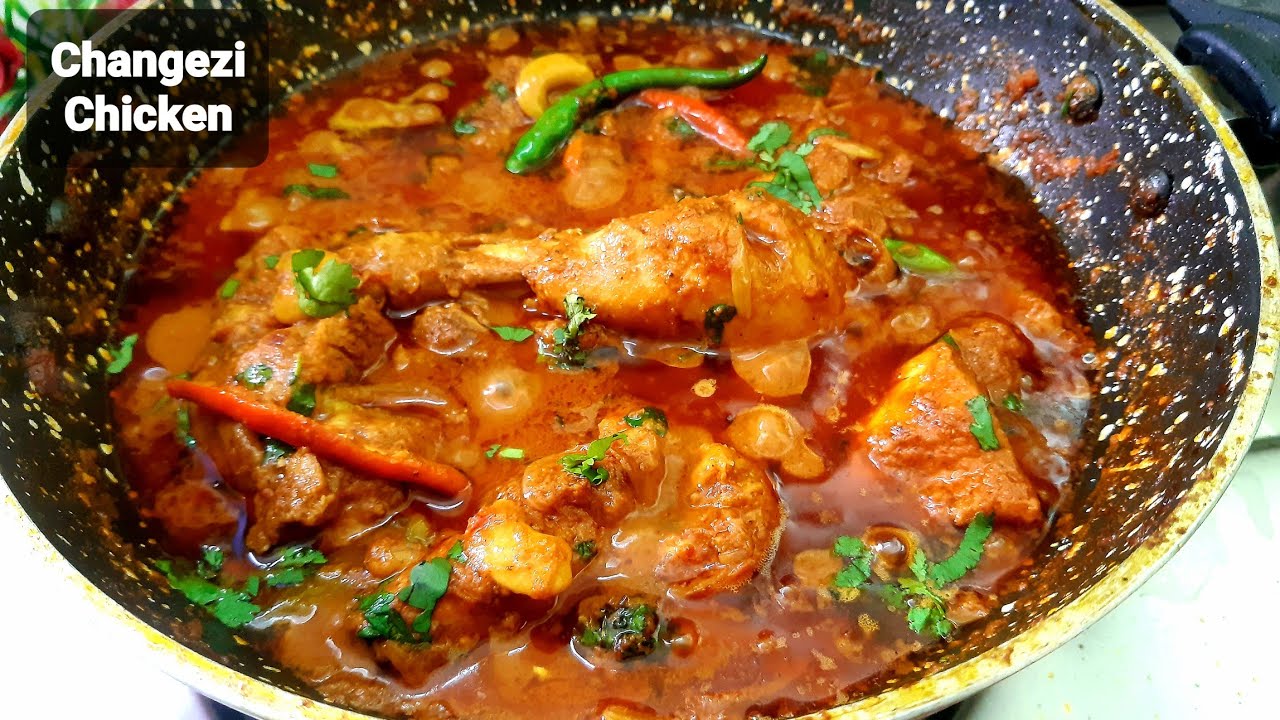 HOW TO MAKE CHICKEN CURRY THE CHANGEZI STYLE - YouTube