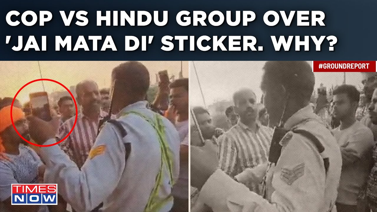 Watch: Brawl In UP As Traffic Cop Vs Hindu Group Plays Out Over 'Jai ...