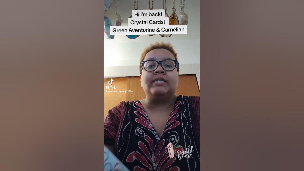 Crystal Cards! Green Aventurine & Carnelian - YouTube