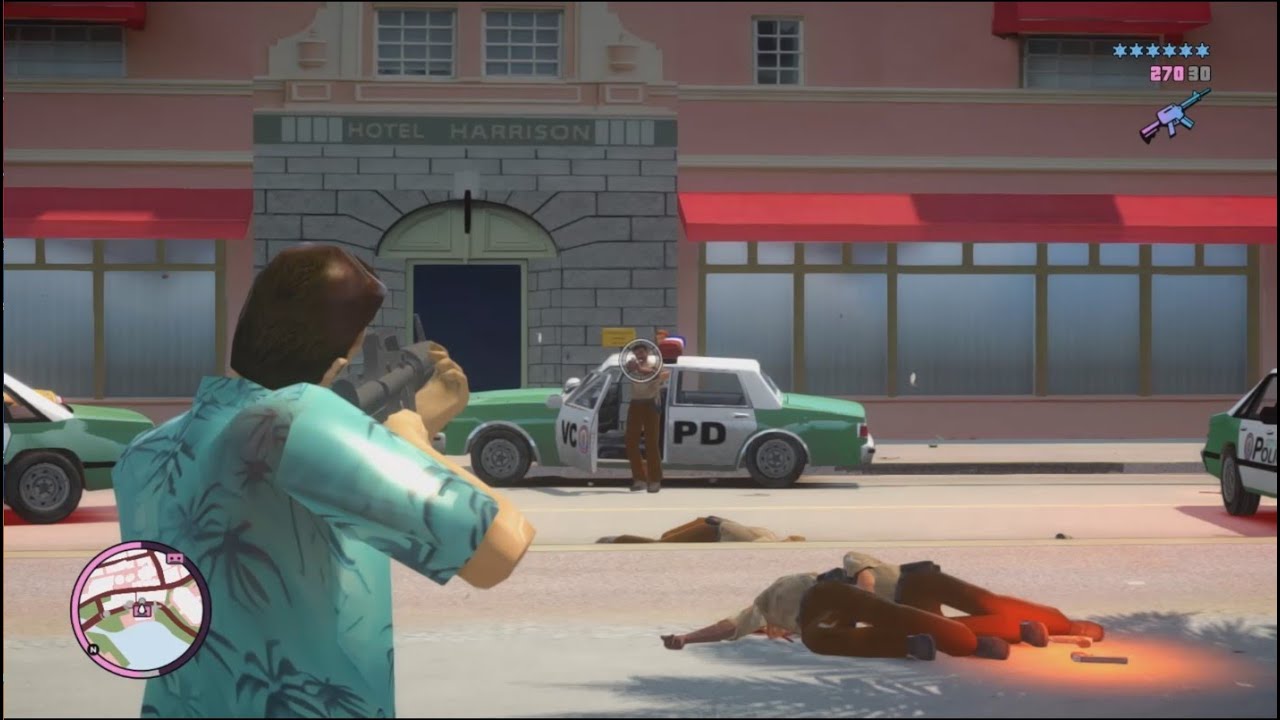 GTA Vice City Nextgen Edition - Ocean Beach Hotel Rampage Police ...