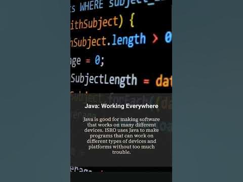 Programming language for ISRO space project #study #space #aerospace ...