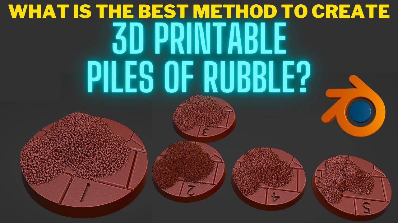 Creating piles of rubble - YouTube