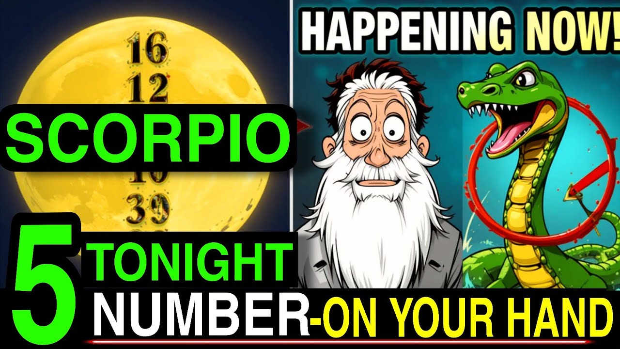 🔥Scorpio’s 5 Lucky Numbers to Win BIG!💰 Manifest Your Jackpot NOW - YouTube