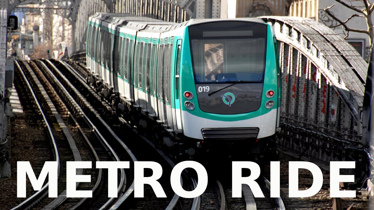 Taking The Metro Across Paris, France From The 4eme Arrondissement To ...