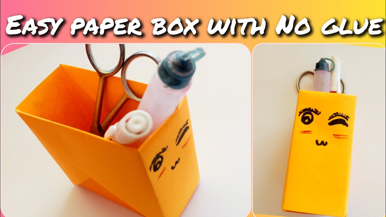 Glue Free Paper Box Step by Step Tutorial Crafting A Paper Box Glue Free Paper Box Step by Step Tutorial Crafting A Paper Box