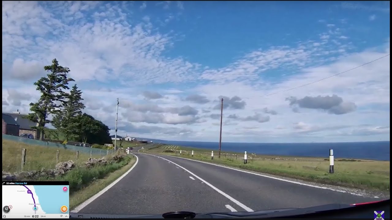 Britain's Most Beautiful Road, North Coast 500 Driving through Scottish ...