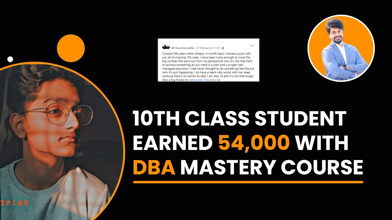 10th standard DBA student Aman made 54000/- - YouTube