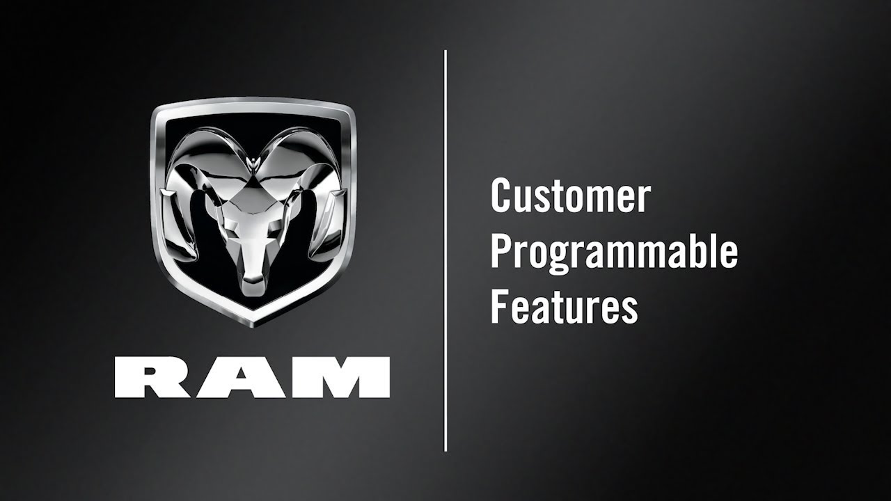 Customer Programmable Features | How To | 2020 Ram ProMaster City - YouTube