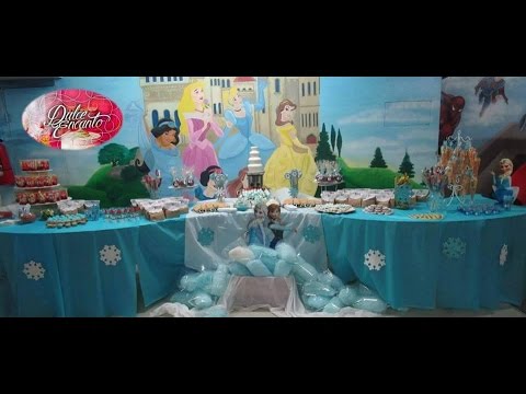Candy Bar FROZEN | Fiesta Frozen | Ideas para fiesta de Frozen - YouTube