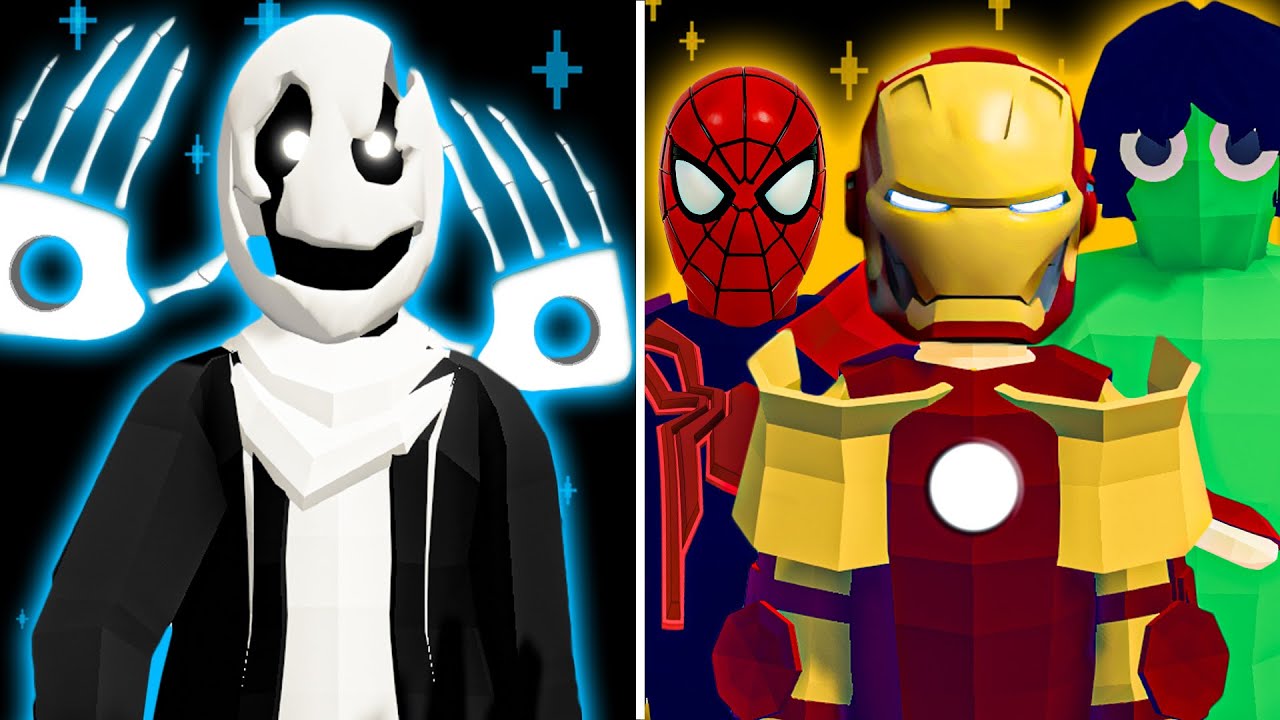 GASTER VS AVENGERS | TABS Mod Undertale - YouTube