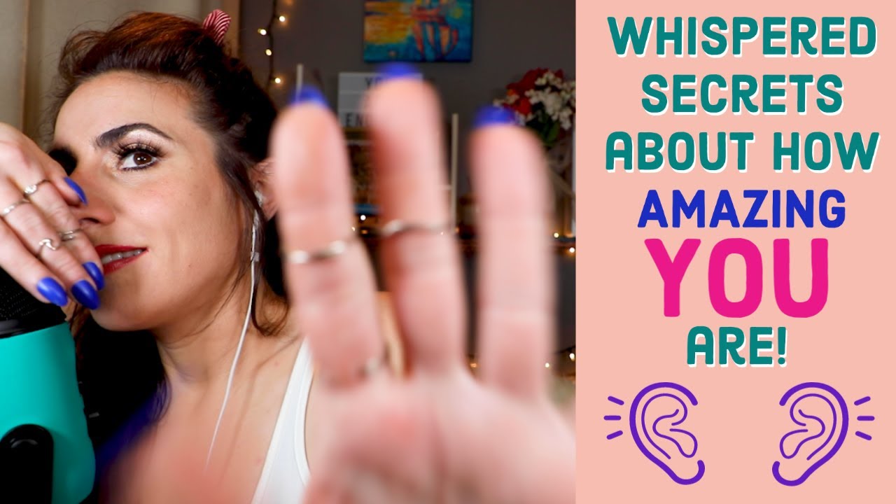 ASMR Secret Telling and Super Sensitive Ear to Ear Inaudible Whispers ...