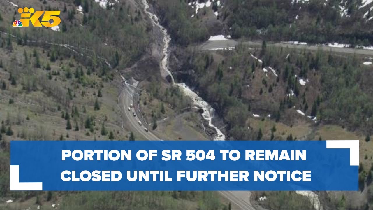 Portion of SR 504 to remain closed until further notice - YouTube