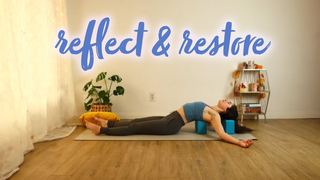 Reflect & Restore 🕊 25 Minute Gentle Stretchy Yoga Practice for ...