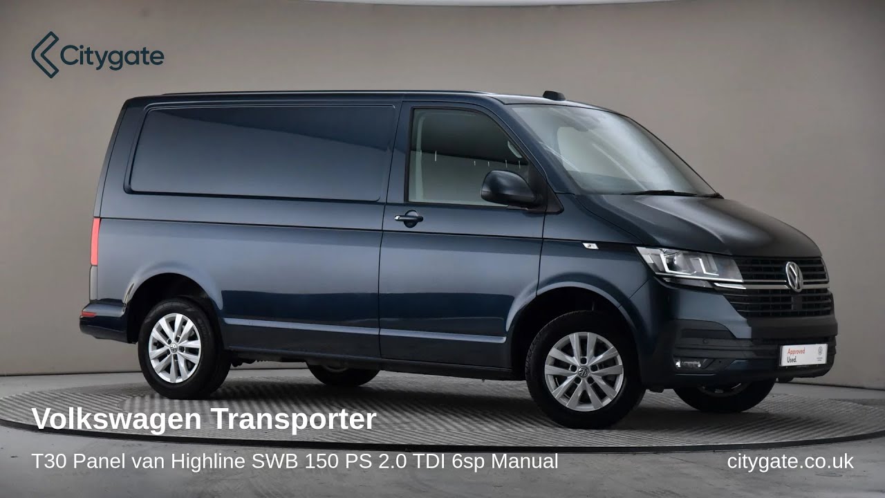 Volkswagen Transporter - T30 Panel van Highline SWB 150 PS 2.0 TDI 6sp ...