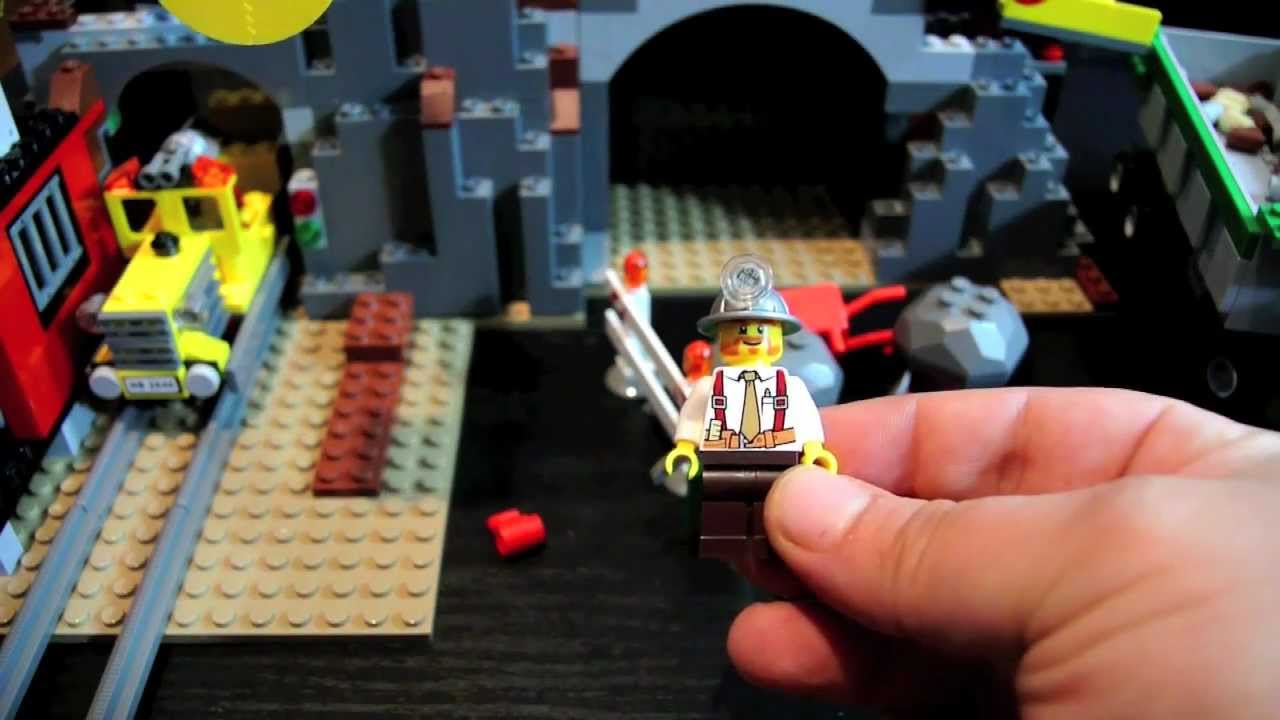 Lego City 4204 The Gold Mine Review Lego City mine 4204 - YouTube