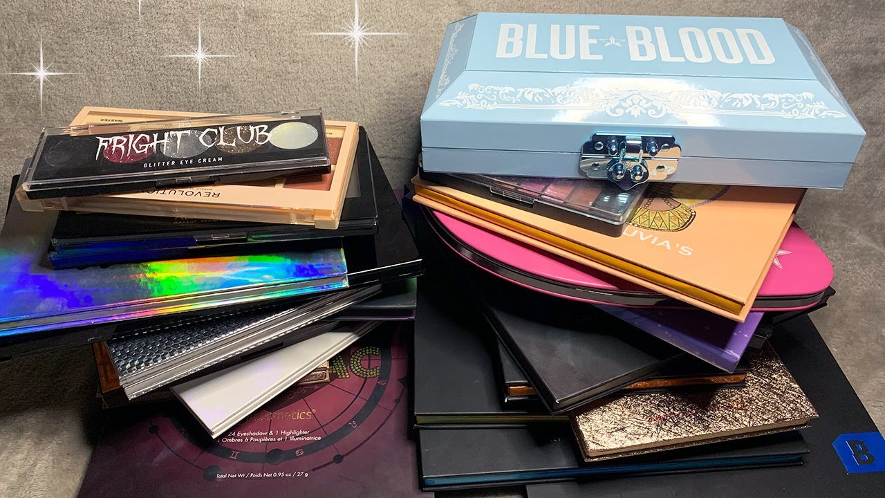 ASMR Eyeshadow Palette Collection (Whispered) - YouTube