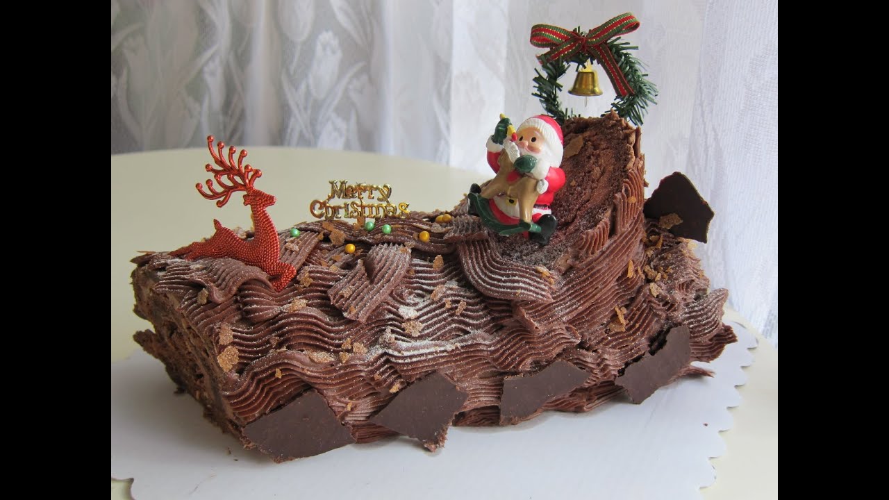 Christmas Yule Log or Buche de Noel - Part 1/4 - The chocolate roulade ...