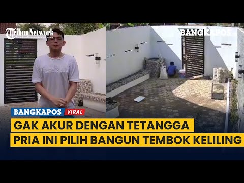 Gak Akur dengan Tetangga yang Tutup Akses Jalan Rumah, Pria Ini Balas Dengan Bangun Tembok Tandingan