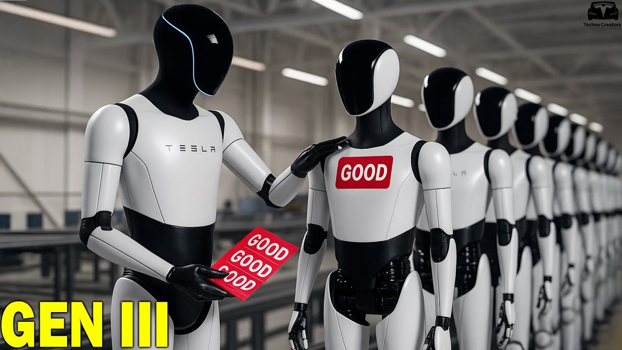 SHOCKING UPDATE! Elon Musk Unveils Tesla Optimus Gen 3 New 100 Task ...