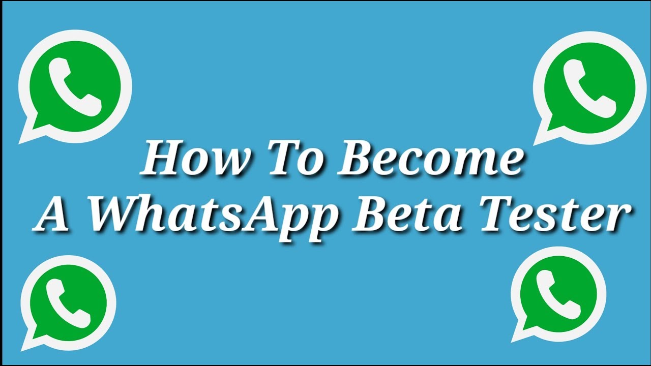 How To Become A WhatsApp Beta Tester - YouTube