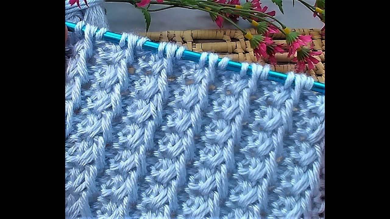 Twisted Stitch Design ~ Tunisian Crochet Pattern - YouTube