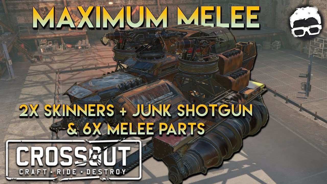 Crossout -- Maximum Melee -- Cerberus Cab + Dual Skinners, Druzbhas and ...
