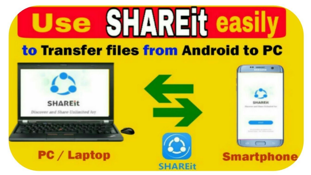 Share Files Mobile to PC and PC To Mobile by Share it | Use Of Share it ...
