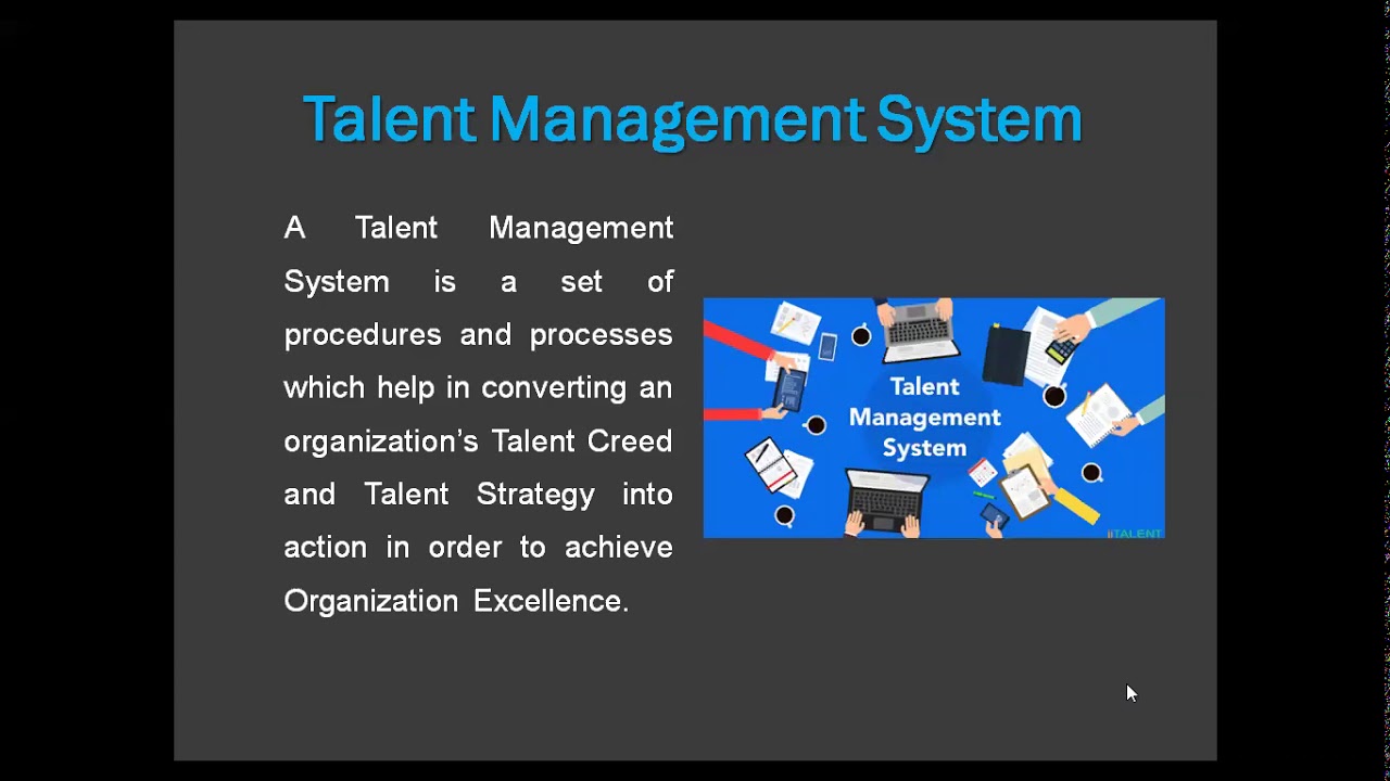 Talent Management System - Concepts and components - YouTube