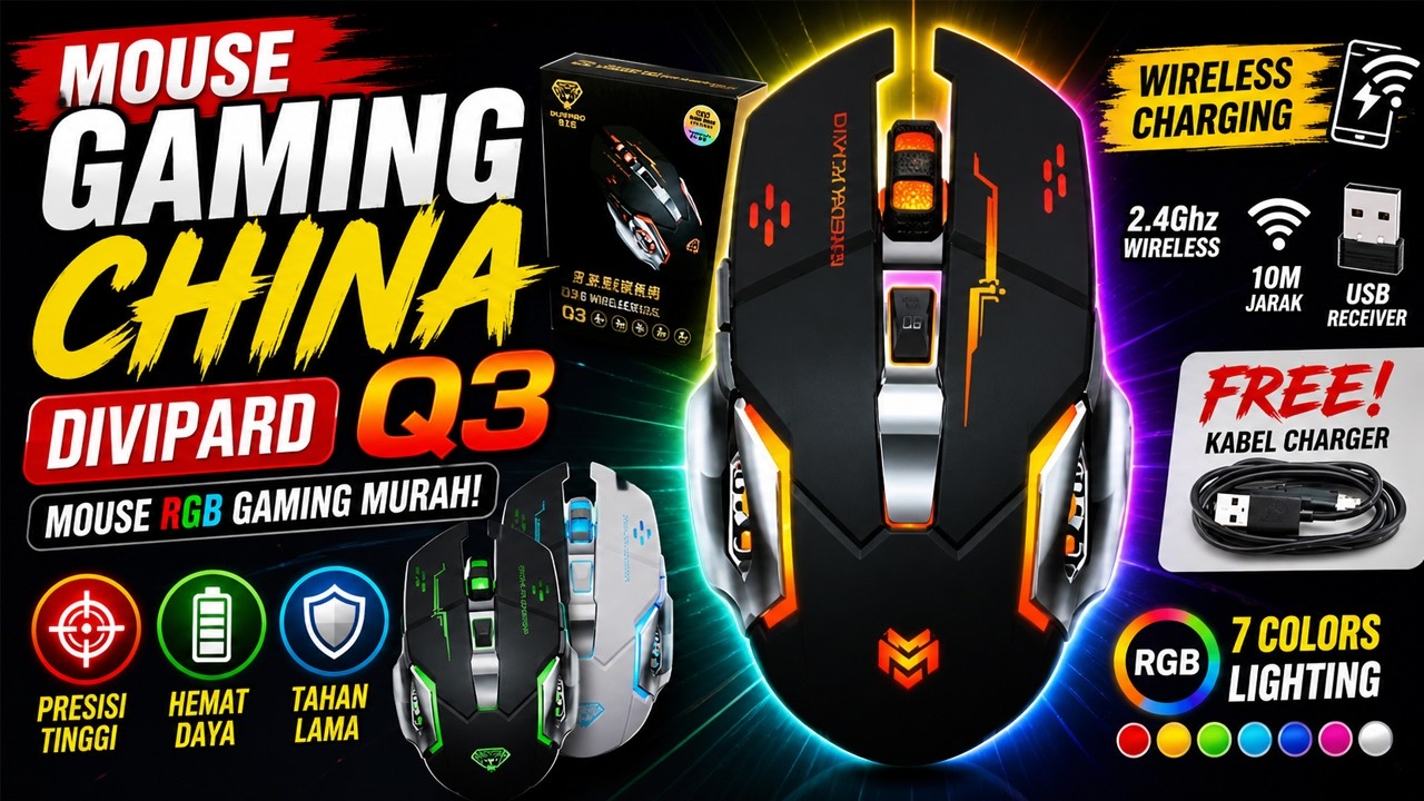 china gaming mouse atau mouse gaming china, Mouse rgb gaming murah ...