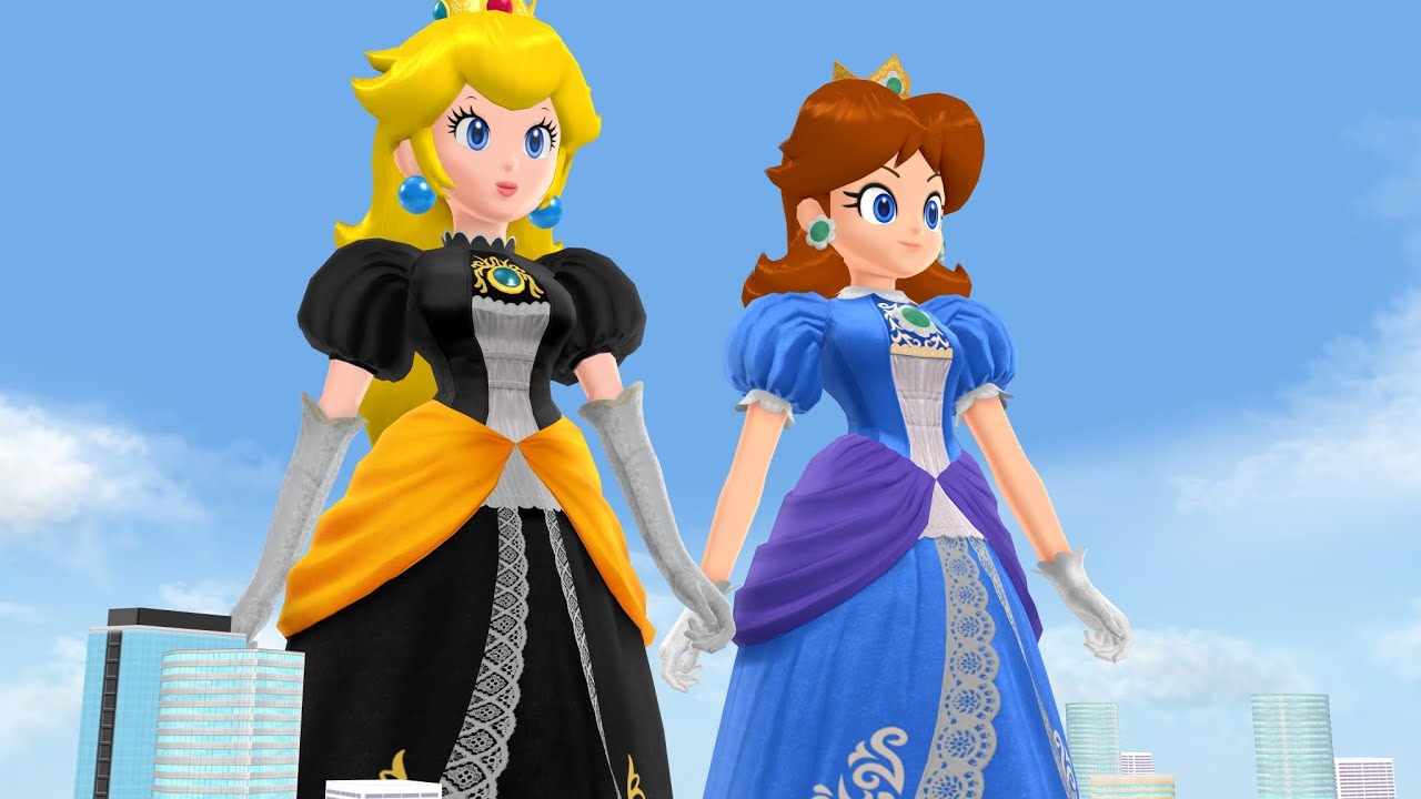 Super Smash Bros Brawl Giantess Princess Peach Princess Daisy🩷 - YouTube