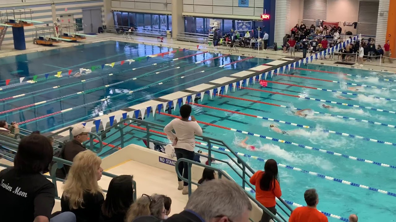 2/8/2020- 400 Freestyle Relay- 1st leg - YouTube