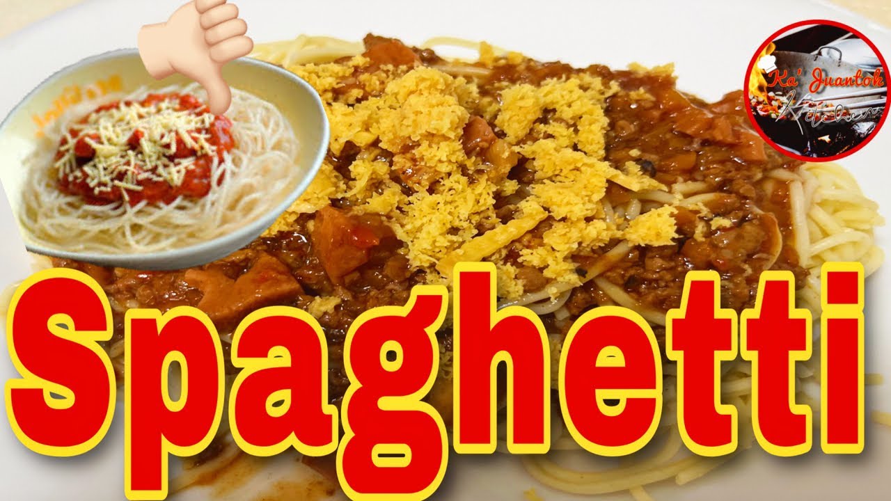 The Best Pinoy Style Spaghetti sa sarap nito mapapasayaw kayo ng pababa ...