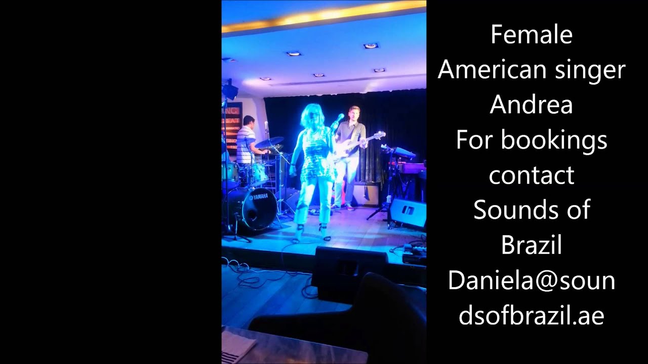 American female singer in Dubai ! - YouTube