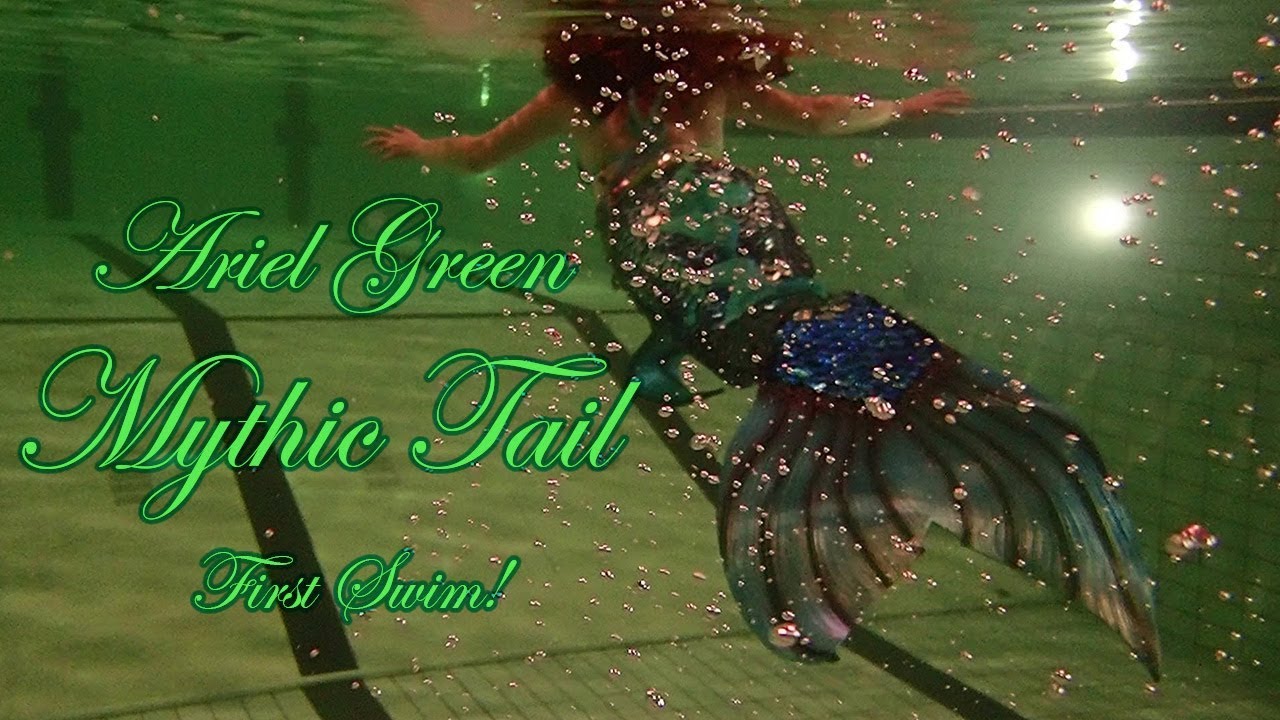 Finfolk Mythic Mermaid Tail : First Swim! - YouTube