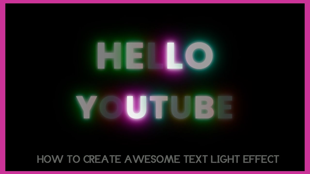 Awesome TEXT Effect Using Html and CSS3 ll CSS3 Text Style - YouTube