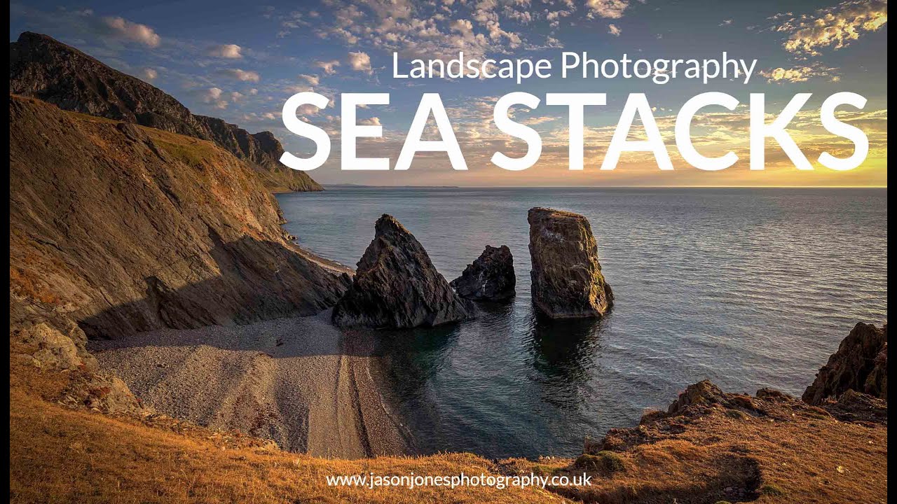Coastal Photography Sea Stacks at Trefor - YouTube