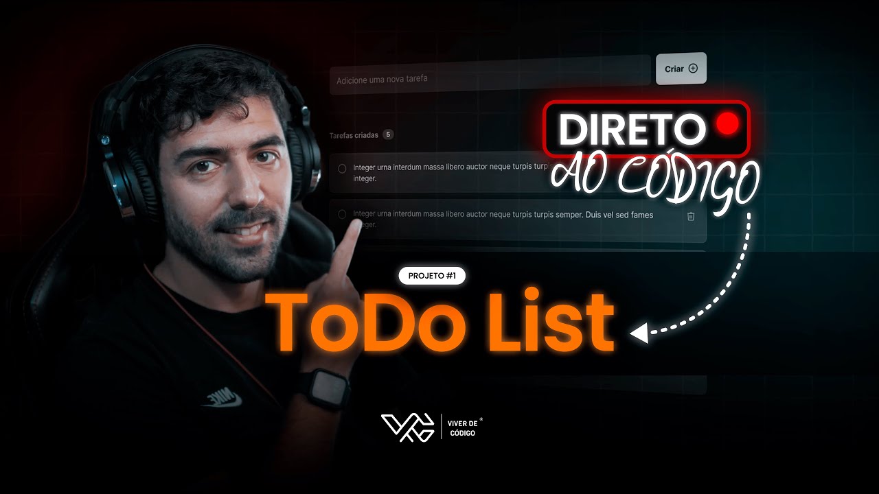 Criando uma ToDo List em HTML, CSS e JavaScript - 17/06 - Direto ao Código - YouTube