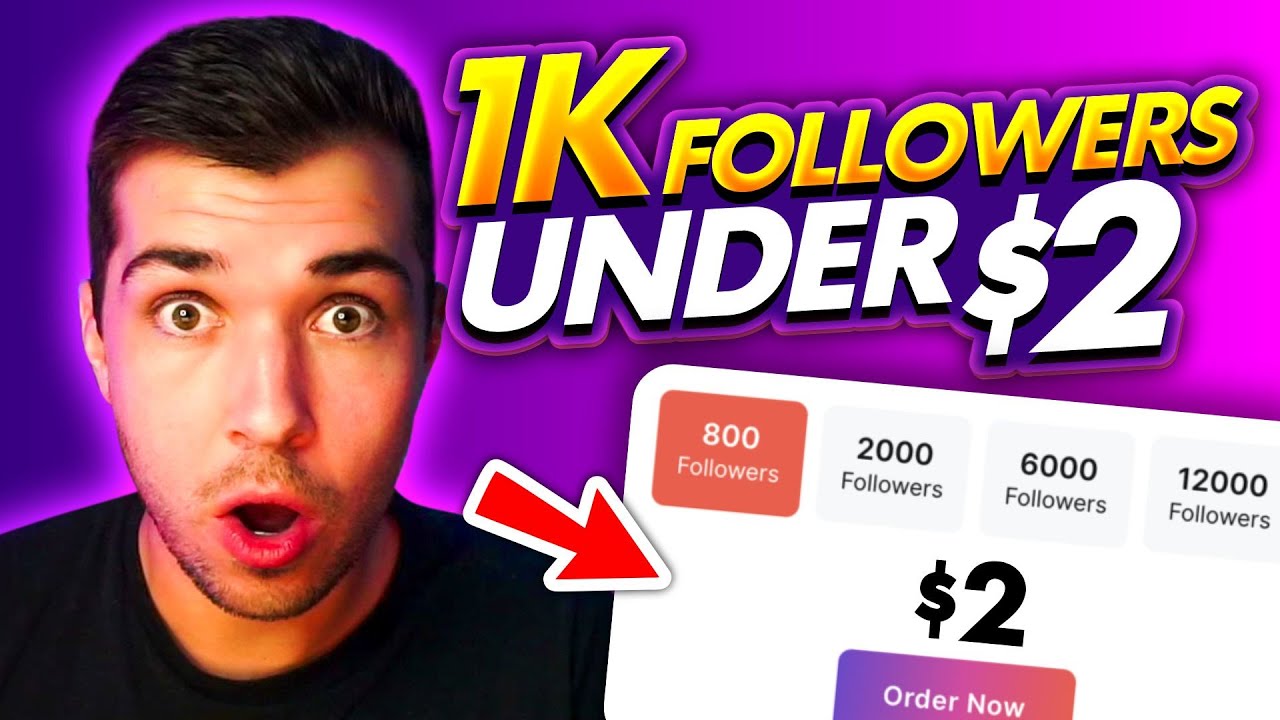I bought 1,000 Followers for less than $2! How to Buy Followers on ...