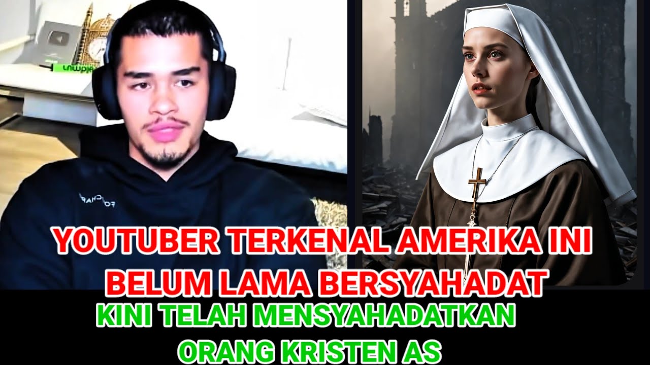 YOUTUBER TERKENAL AMERIKA INI BELUM LAMA BERSYAHADAT . KINI TELAH ...
