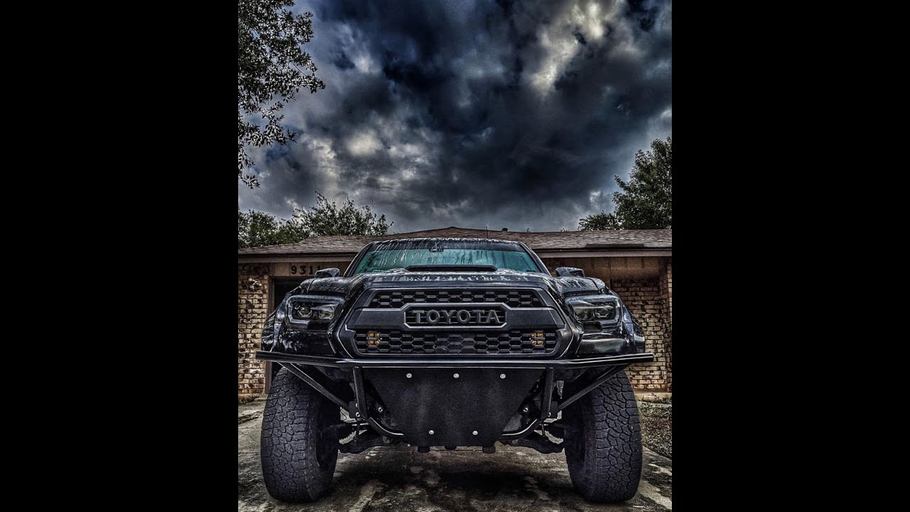 FABRICATING A CUSTOM PRERUNNER BUMPER ON A 2018 TOYOTA TACOMA! - YouTube