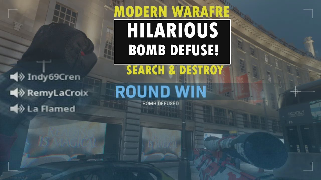 HILARIOUS BOMB DEFUSE! S&D | MW - YouTube